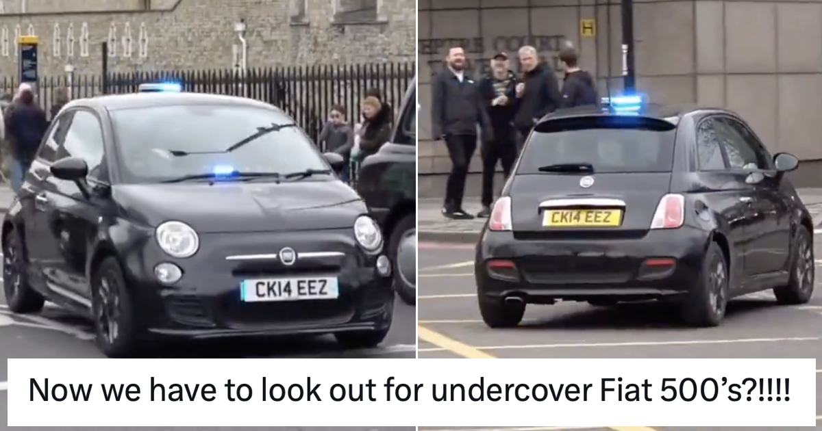 The video of this 'undercover Fiat 500' prompted lots of funny ...