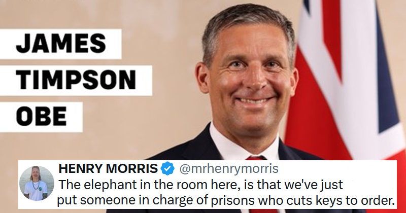 James Timpson is the new Prisons Minister, and people think he was a ...