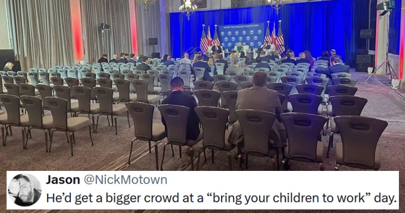 Suppose they gave a Boris Johnson RNC event and nobody came - which is ...