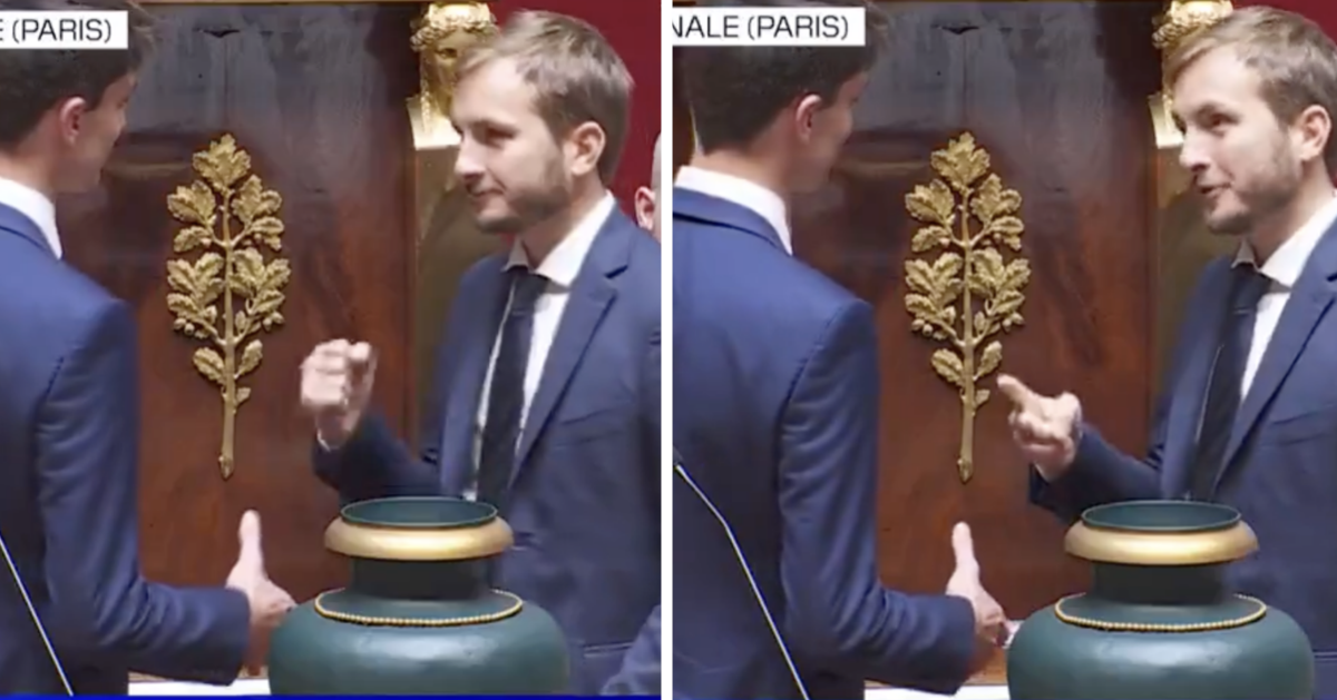This French politician's hilarious way of refusing a handshake with the ...