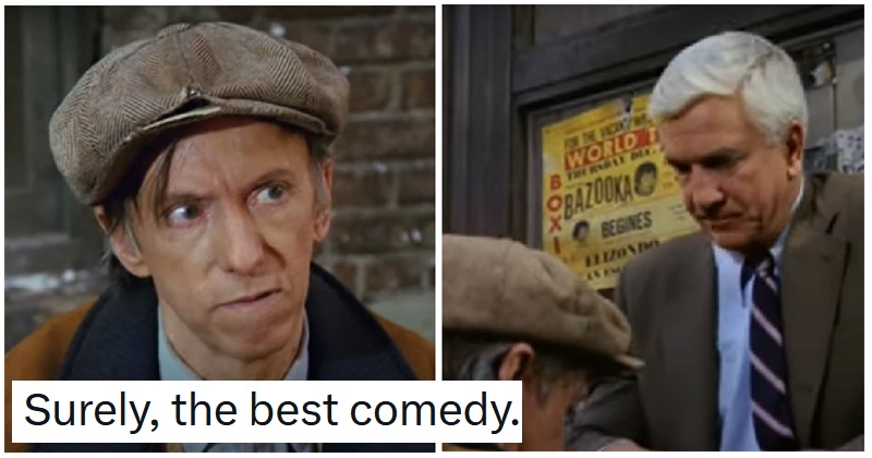 This hilarious clip from 'Police Squad' may have been the inspiration ...