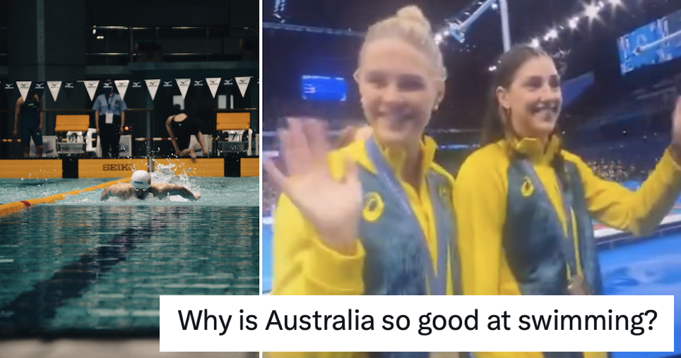 An American asked why Australians are so good at swimming and this ...