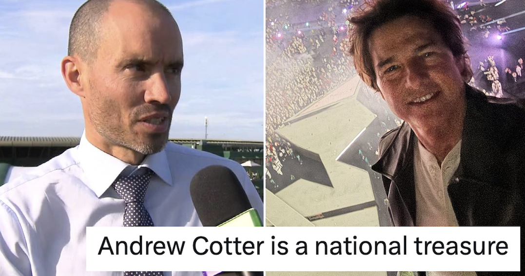 Andrew Cotter just stole the Olympics closing ceremony from Tom Cruise ...