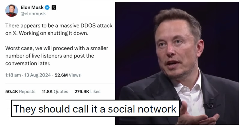 Elon Musk's claim that his live broadcast with Trump was cyber-attacked ...