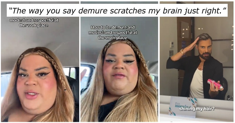 This TikTok trend satirising rules of etiquette is very demure, very ...