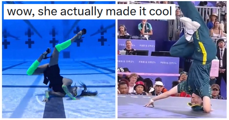 An underwater dancer has recreated Raygun's infamous Olympic breaking ...