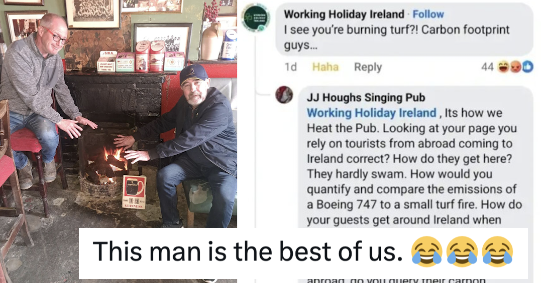 An Irish pub was trolled for not being green and its magnificent ...