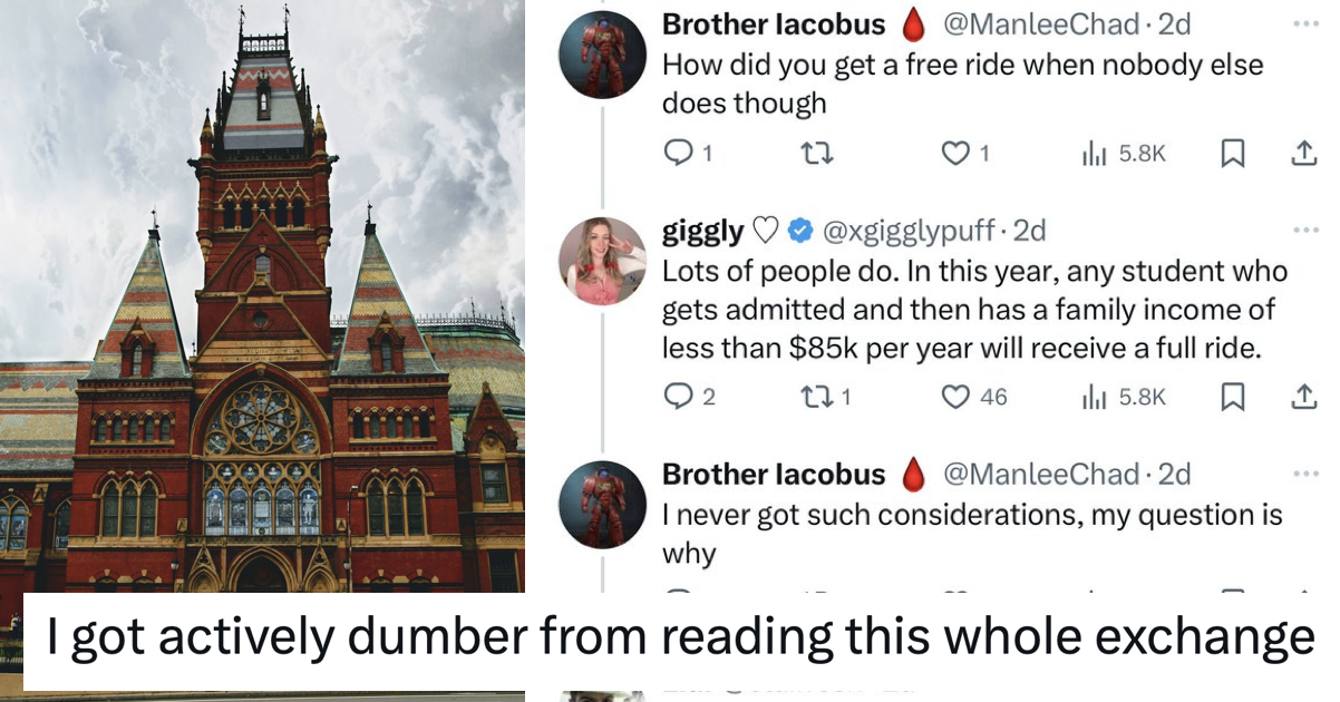 This American confused why this Harvard student went there for nothing ...