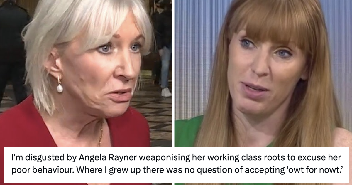 Nadine Dorries accused Angela Rayner of getting 'owt for nowt' and the ...