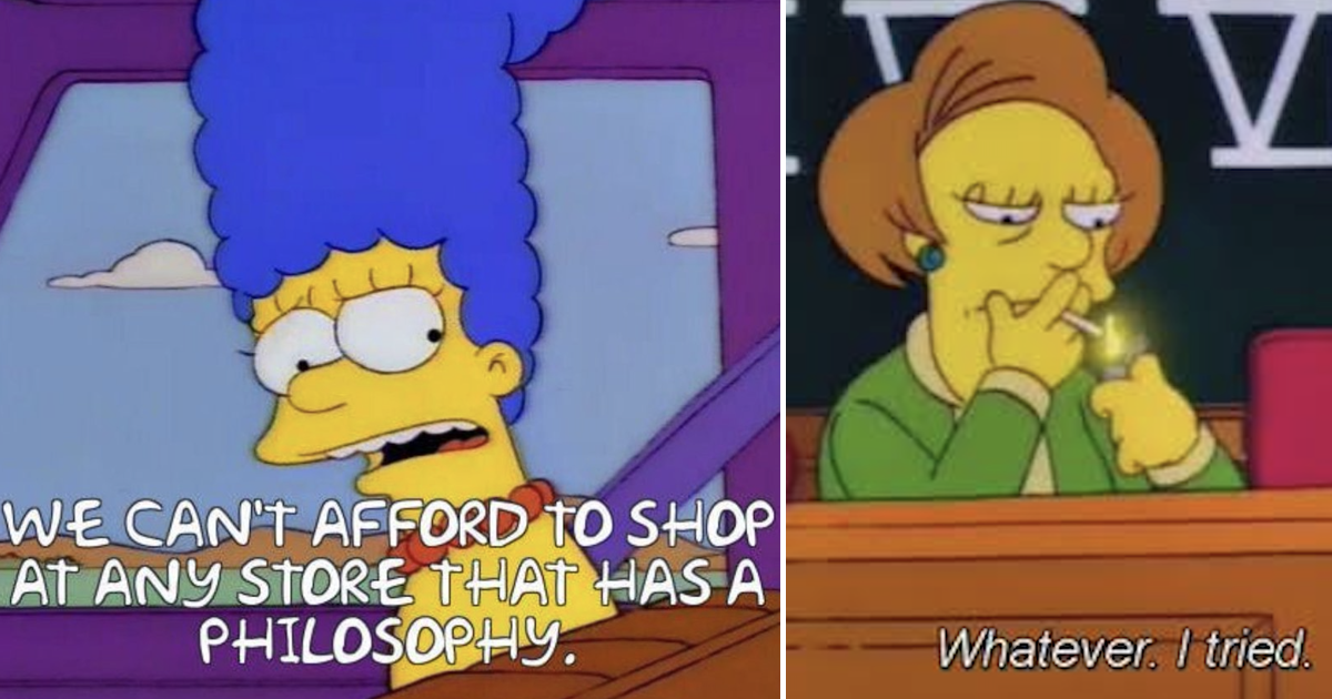 What’s a scene in The Simpsons that you find really relatable? 17 ...