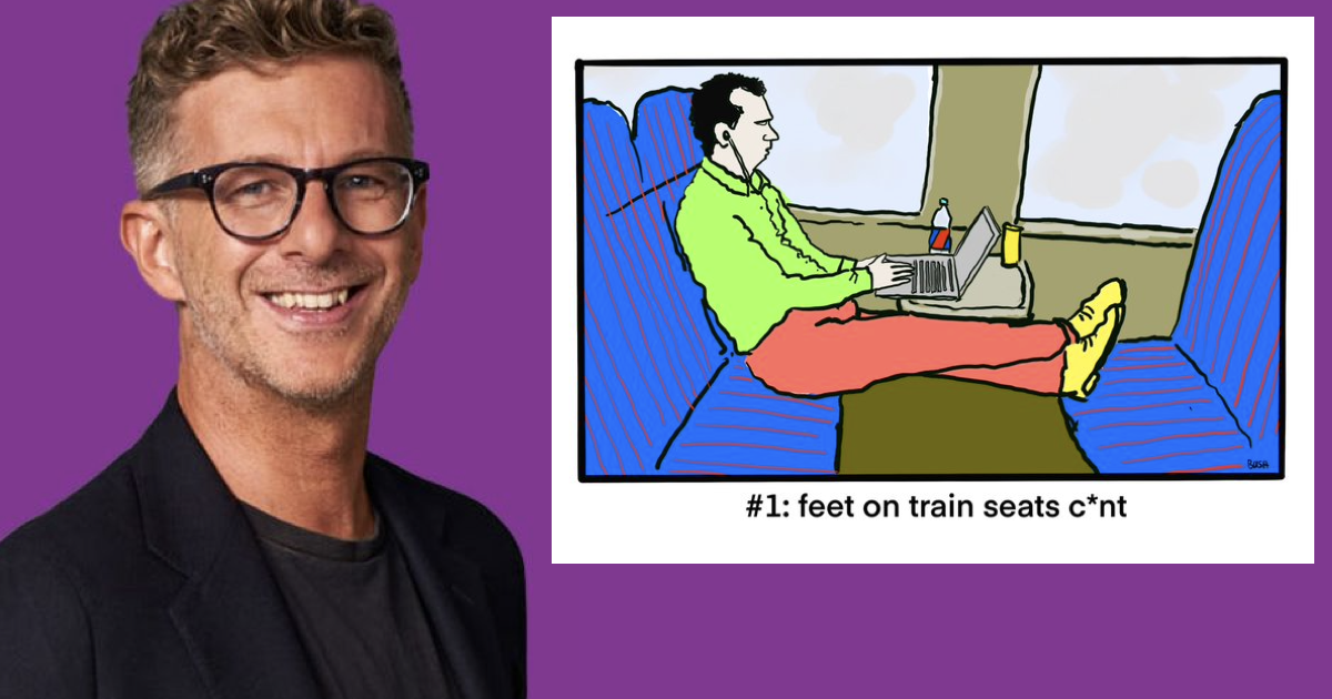 This DJ and artist's illustrations of the 'worst types of public ...