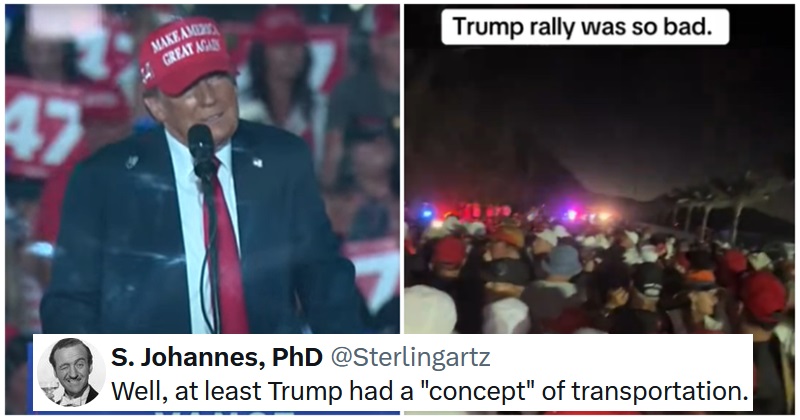 Coachella? More like no-coach-ella. Trump supporters got stranded at a ...