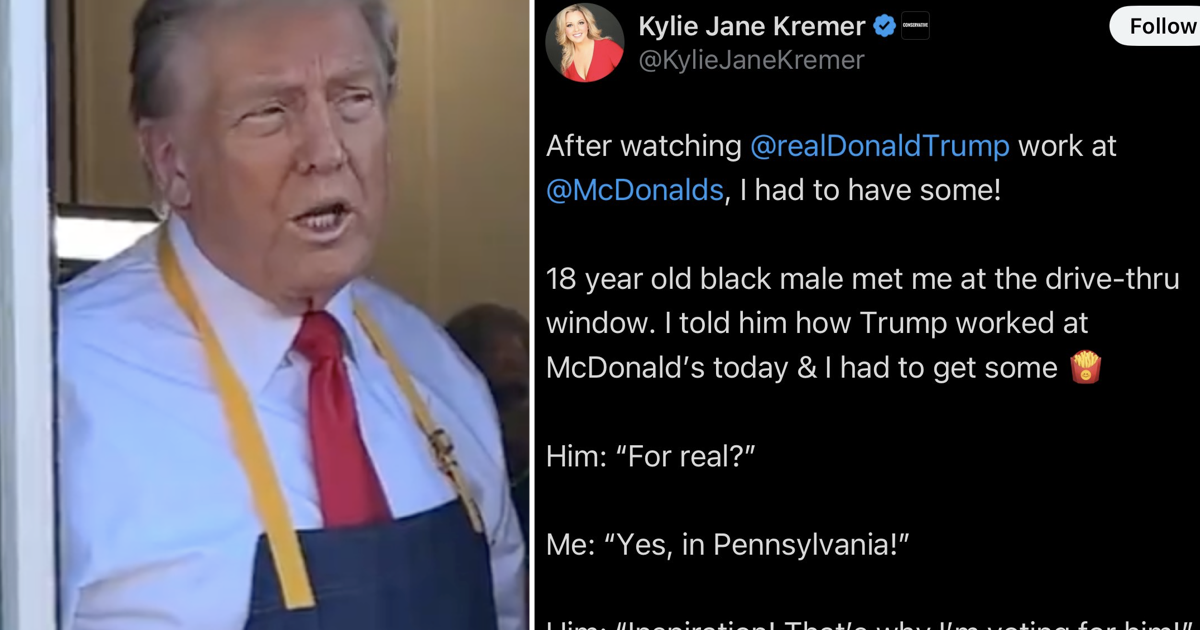 Donald Trump's McDonald's stint promised this uber Maga to pay a visit ...
