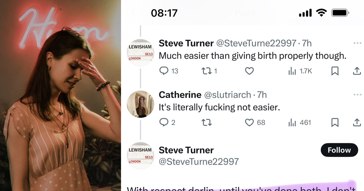 This mansplainer telling women all about giving birth got all the ...