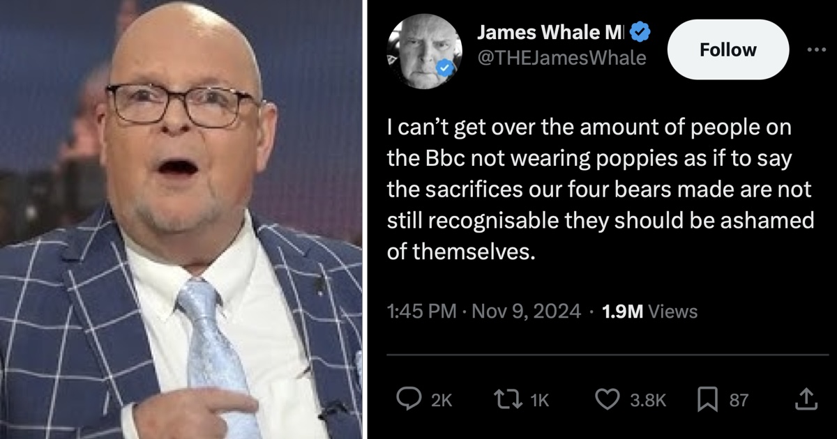 A Talk TV presenter's unfortunate schoolboy error complaining about a ...