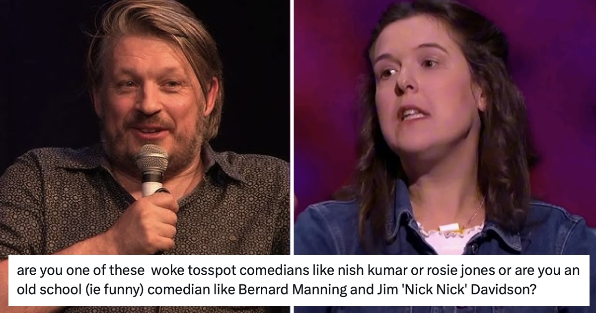A troll asked Richard Herring if he was a 'woke tosspot comedian' and ...
