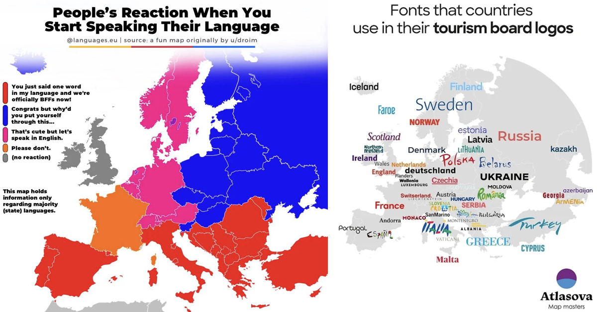 27 of the most interesting, unusual and easy on the eye maps from the ...