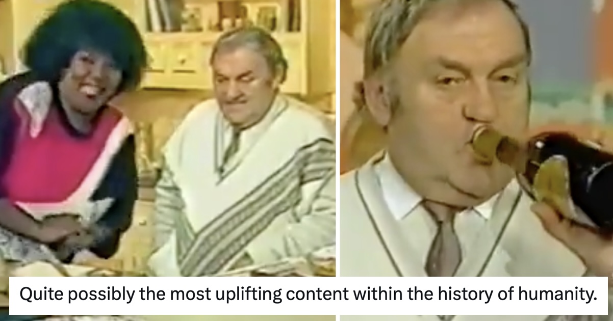 This classic clip of Les Dawson and Rustie Lee just went viral and they ...