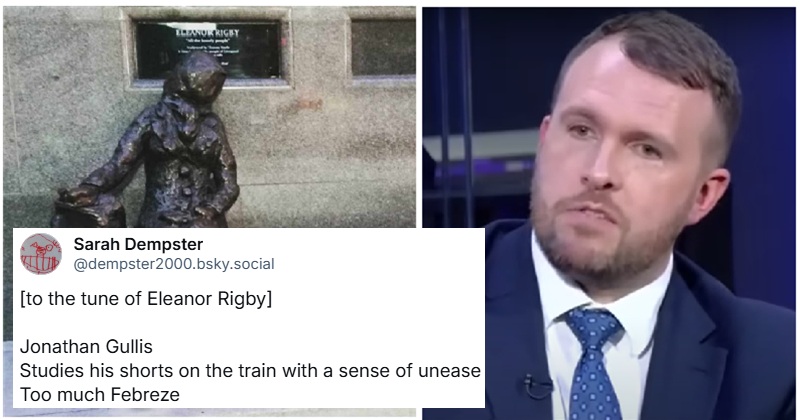 15 funny Bluesky posts that can be sung to the tune of Eleanor Rigby ...