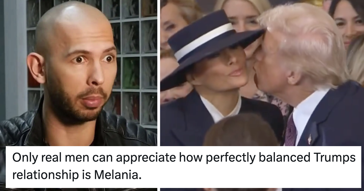 Andrew Tate said Donald and Melania Trump had the perfect relationship ...