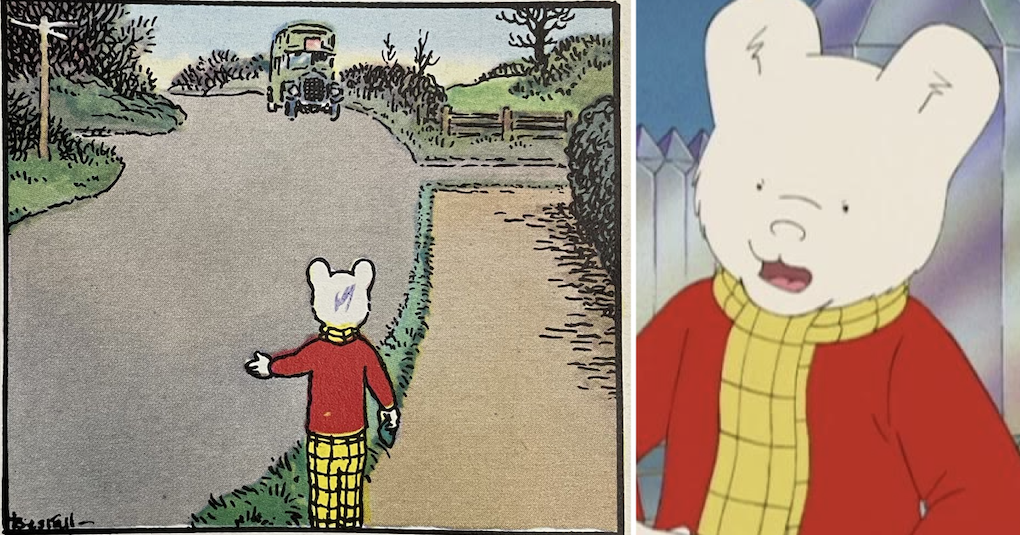 Someone's found an old comic of Rupert the Bear which appears to show a ...