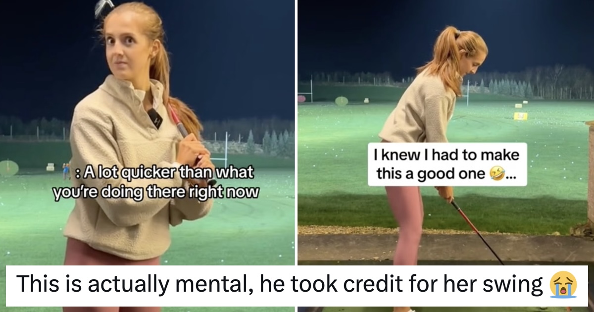 This guy telling a pro golfer how to play golf is straight out of the ...