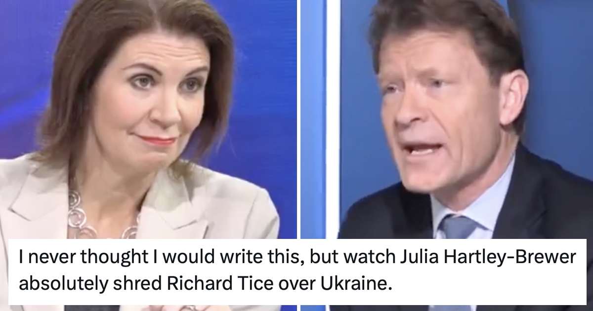 Julia Hartley-Brewer just brutally owned Richard Tice over his Ukraine ...
