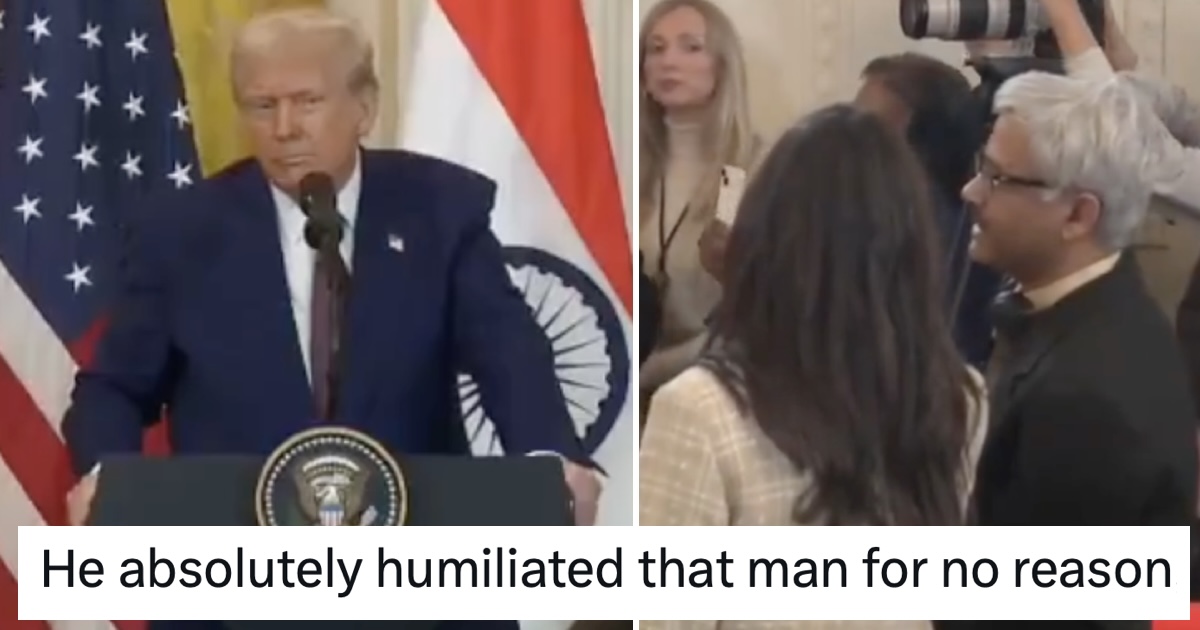 An Indian man with - shock horror! - an Indian accent asked Trump a ...