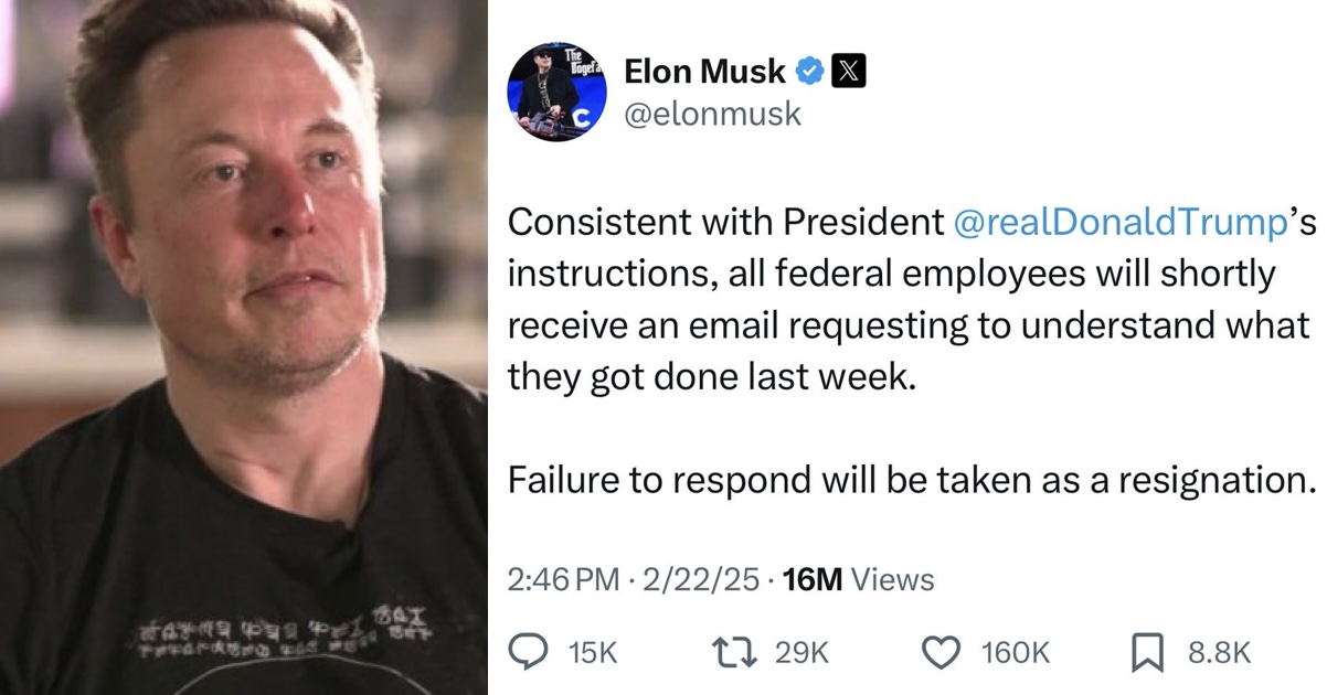 Elon Musk is asking US federal workers to list their achievements or ...