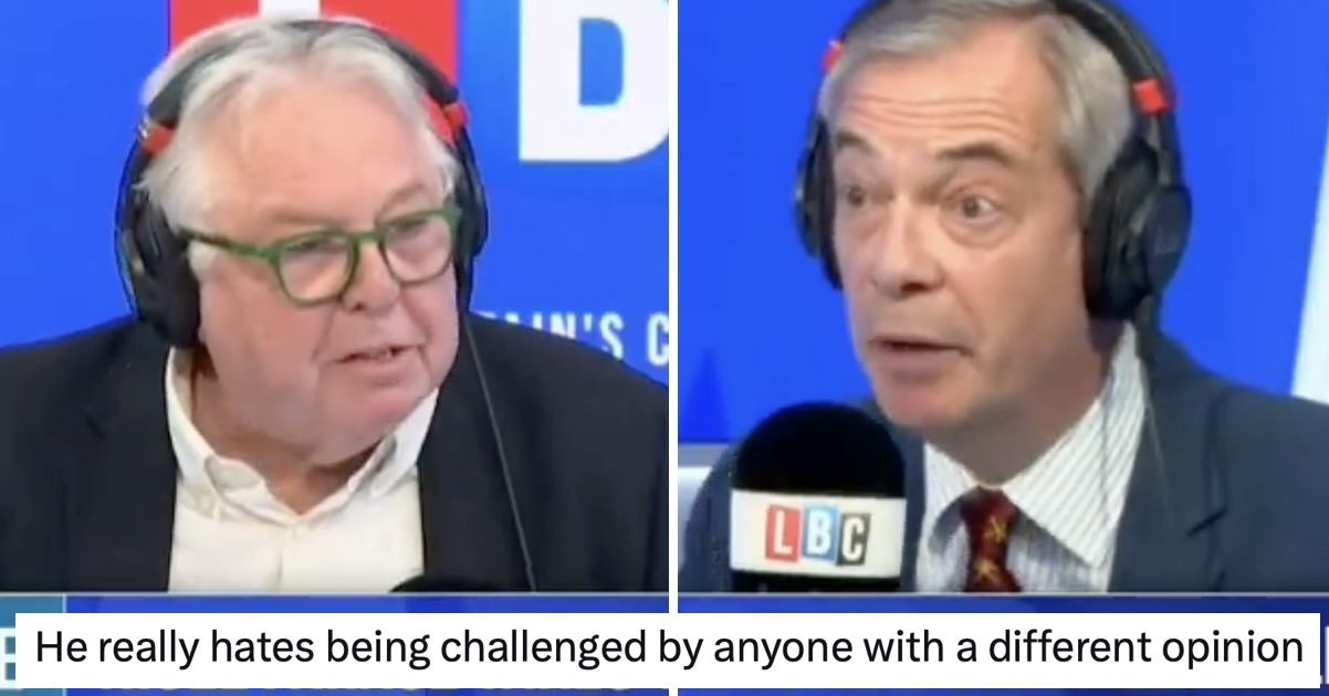 Nigel Farage was confronted with his own words about Andrew Tate and ...