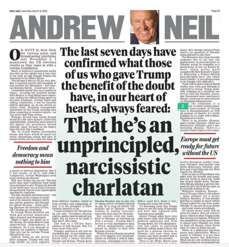 Andrew Neil's finally changed his mind about Donald Trump and ended up ...