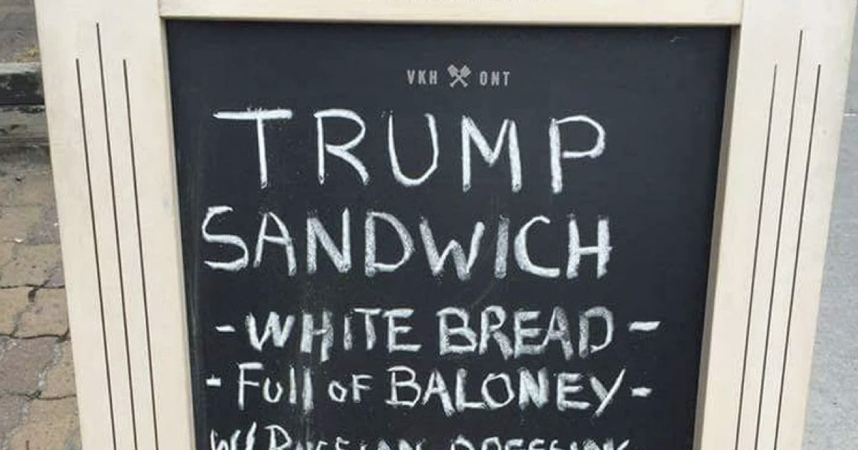 This Canadian business's 'Trump sandwich' has just gone wildly viral ...
