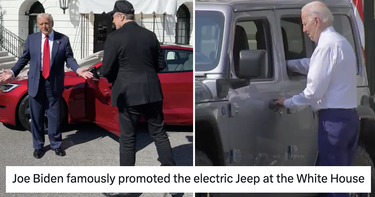 Trump's White House Tesla sales pitch got Magas going 'ooh but Biden ...
