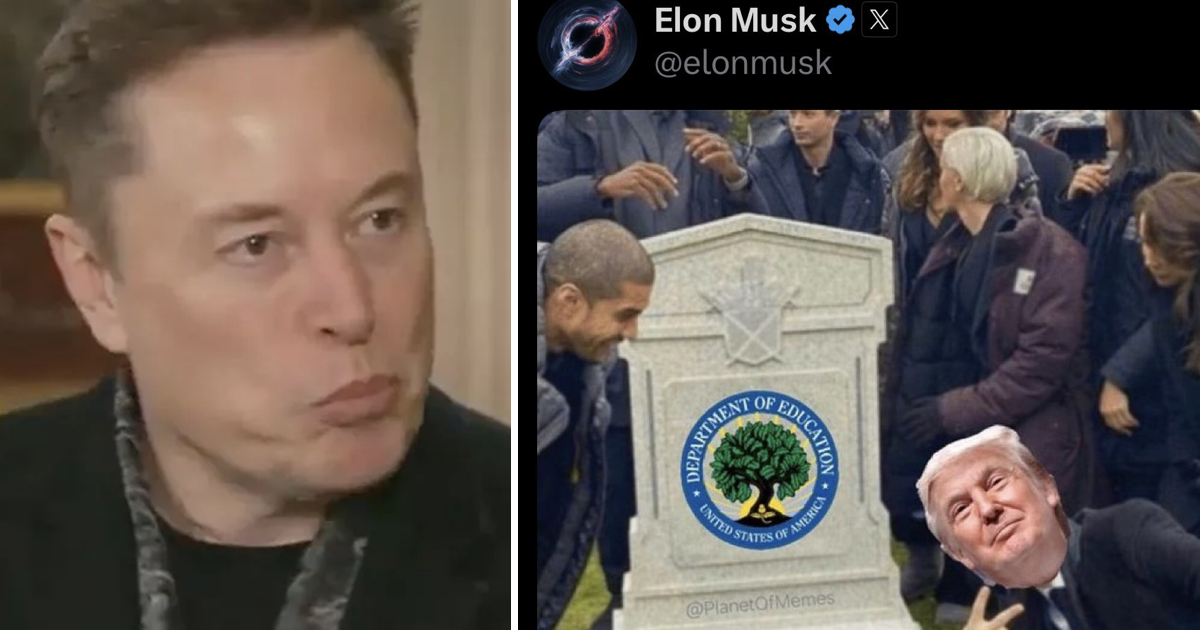Elon Musk shared this meme celebrating Trump's closure of the ...