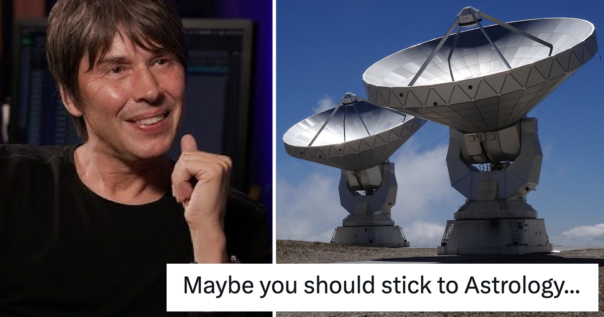A troll told Professor Brian Cox to stick to astrology but it wasn't ...