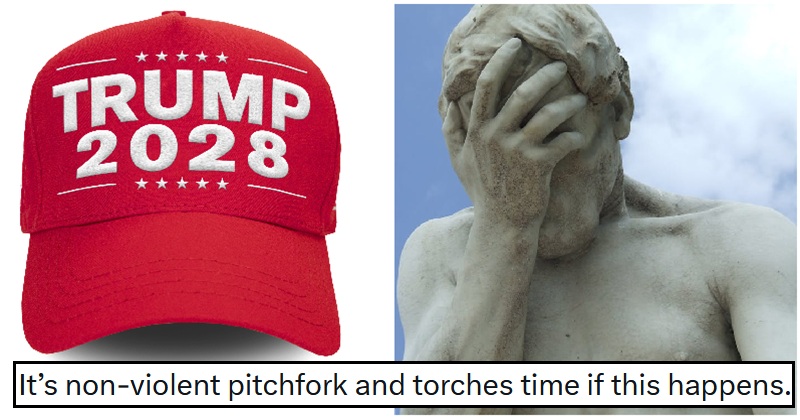Donald Trump is selling 'Trump 2028' merch, and everyone's saying "He ...