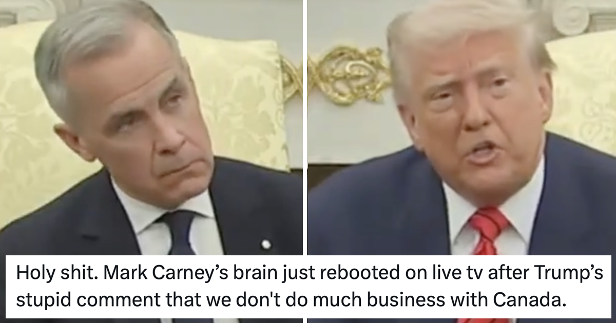 Donald Trump said the US 'doesn't do much business with Canada' and ...