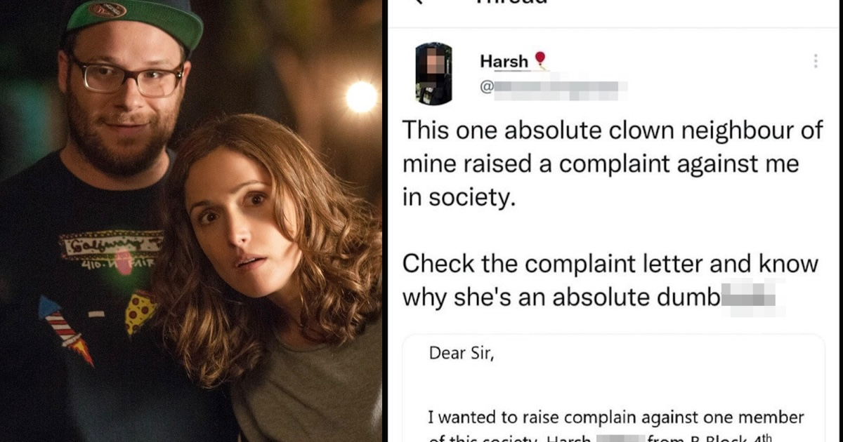 This 'absolute clown' had a complaint about their neighbour's ...