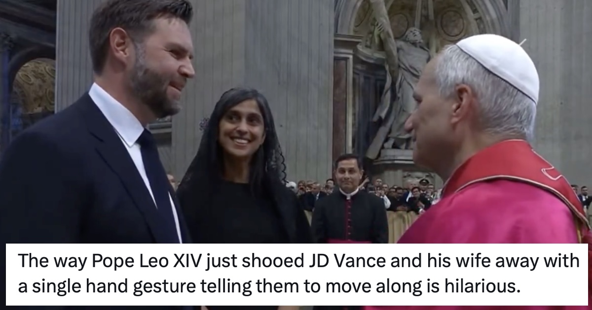 People are loving precisely how much time Pope Leo gave JD Vance - 13 ...