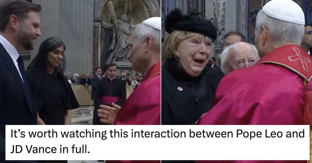 There appeared to be quite the contrast between how the Pope met the ...