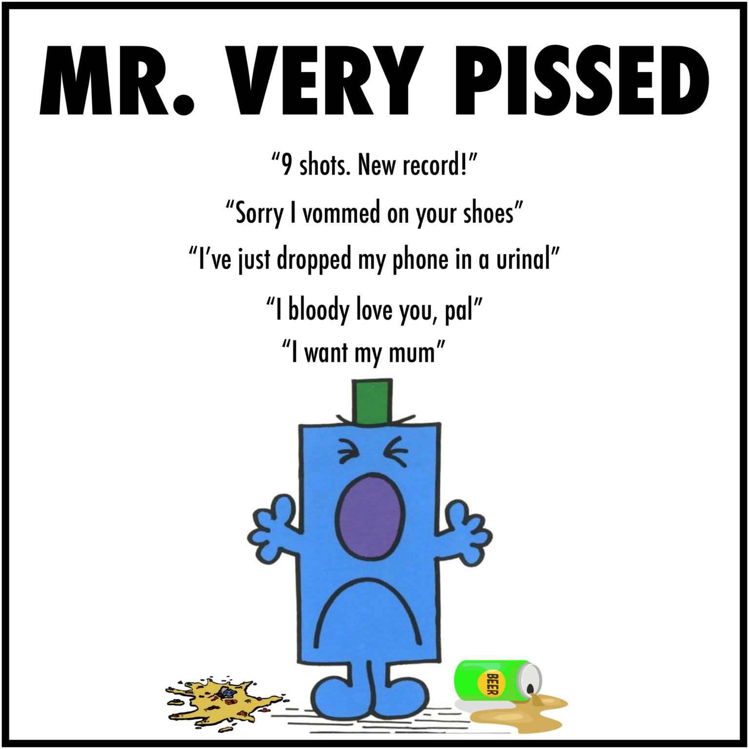 Some of the different types of men you might see on a night out - as Mr ...