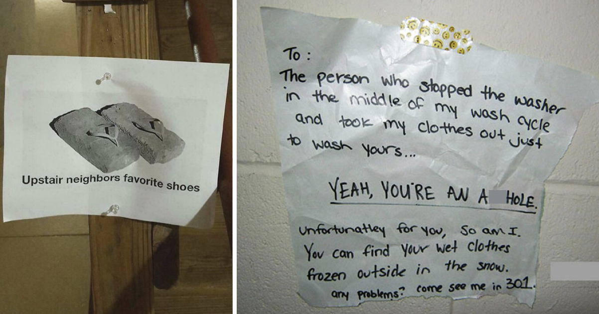 17 passive aggressive notes from neighbours that will have you pining ...