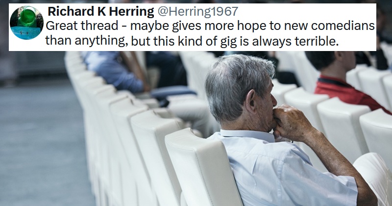 The twist in this tale of a spectacularly bad stand-up comedy gig just ...