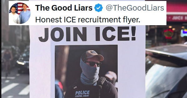 This brutally honest ICE recruitment flyer trolls anyone applying for ...