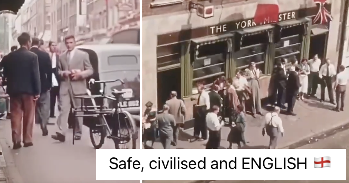 A 'Little Englander' got all misty-eyed about a clip of their beloved ...