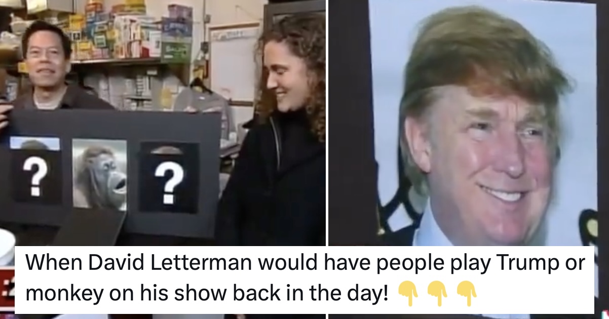 Not that you needed proof, but this old Letterman clip confirms it's ...