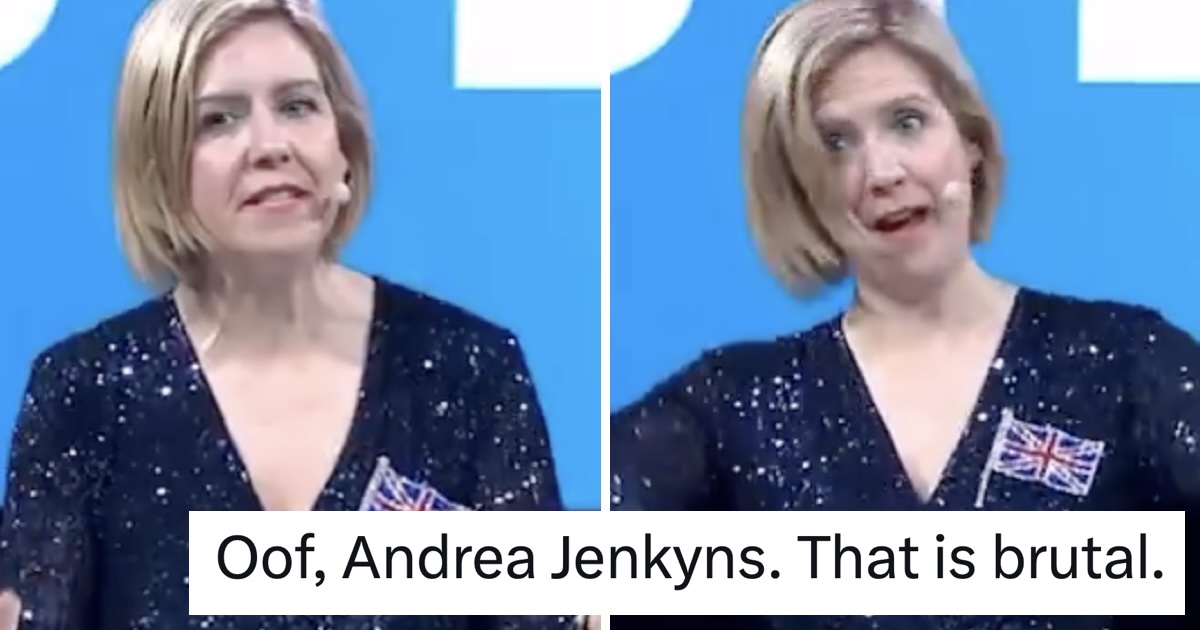 Andrea Jenkyns desperately trying to get a response out of the Reform ...