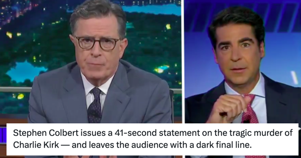 Stephen Colbert's sombre response to Charlie Kirk's shooting was like a ...
