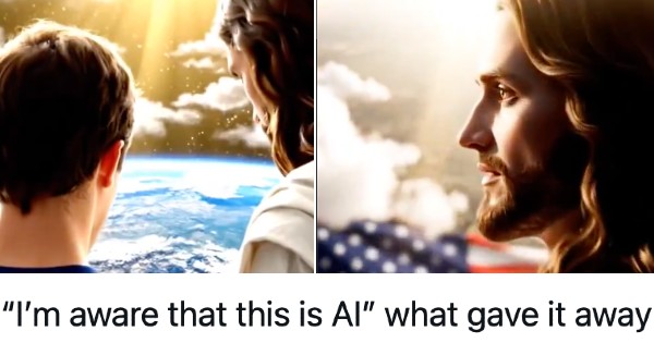 This weird viral AI video of Jesus and Charlie Kirk has produced some ...