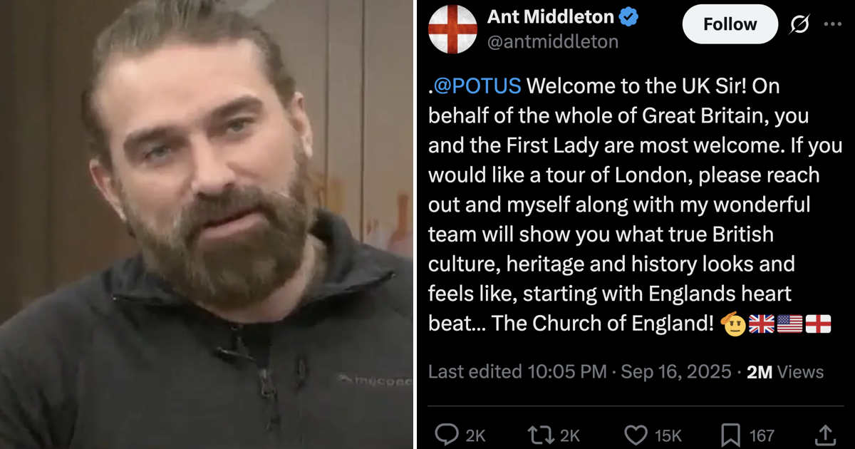 Ant Middleton offered to take Donald Trump on a tour of London to show ...